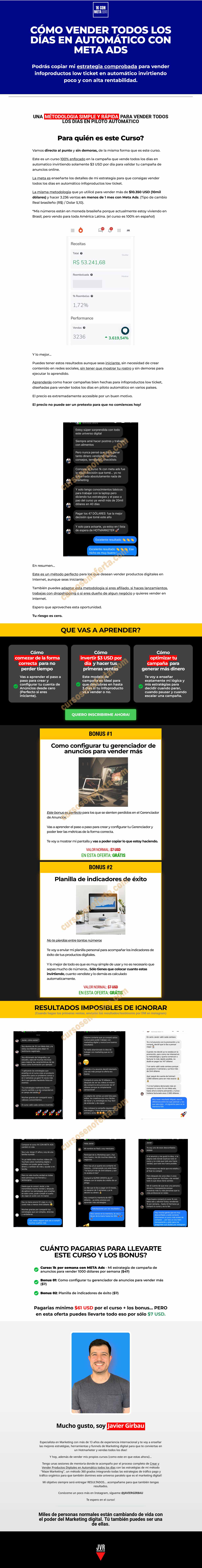 Estrategia Completa Low Ticket - JVR Business Lab - cursosenoferta.com